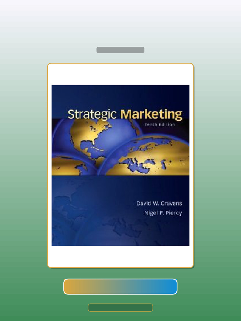 Strategic Marketing 10th Edition David Cravens Download E-book Testbank ...