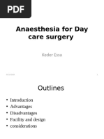 Day Care Anaesthesia Protocols Malaysia | PDF | Surgery | Patient
