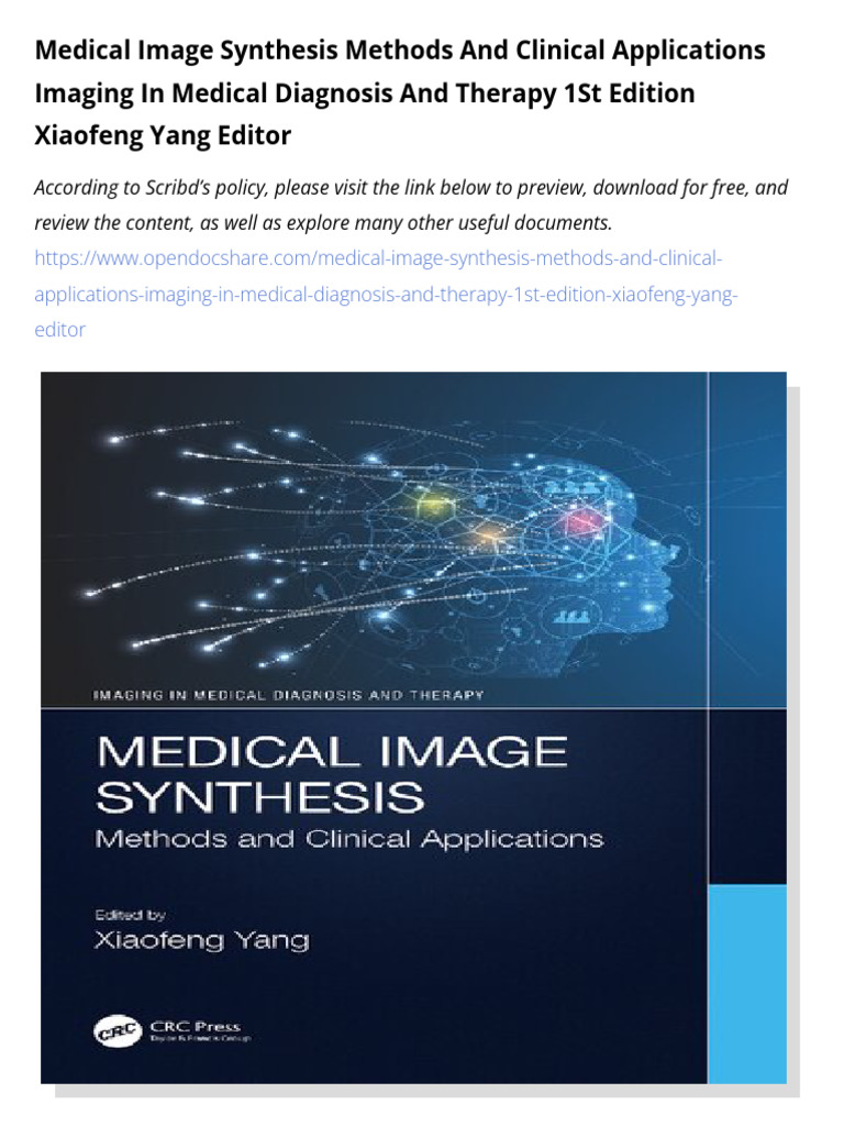 Medical Image Synthesis Methods And Clinical Applications Imaging In ...