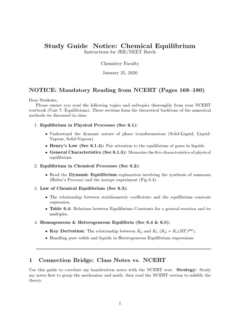 Physical | PDF | Chemical Equilibrium | Physical Chemistry