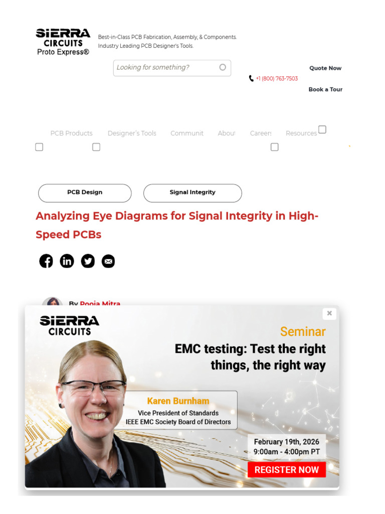 Analyzing Eye Diagrams for Signal Integrity _ Sierra Circuits | PDF ...