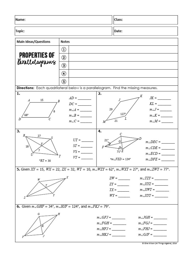 Missing Measures in Quadrilaterals | PDF | Rectangle | Classical Geometry
