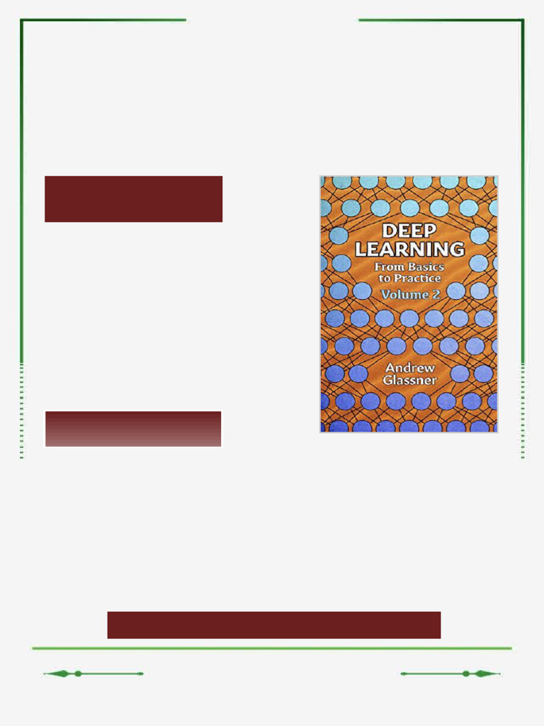 Deep Learning Vol 2 From Basics to Practice Andrew Glassner eBook ...