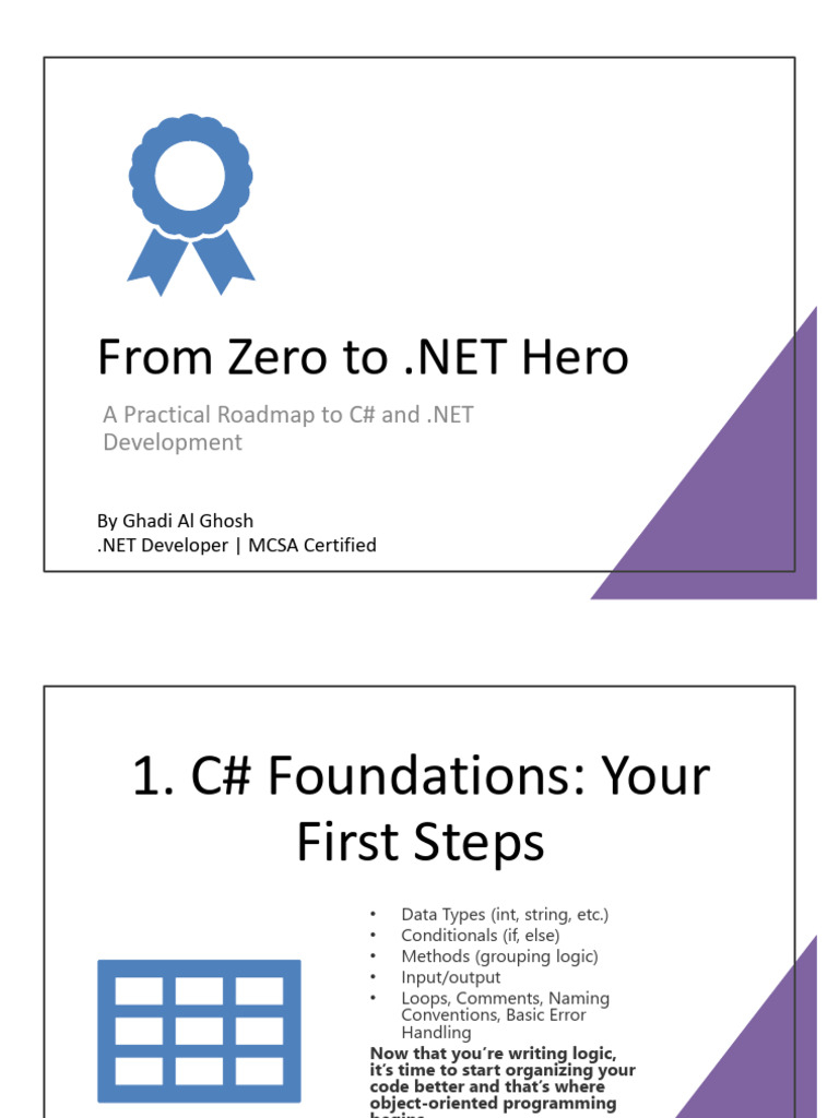 C# and .NET Development Roadmap | PDF | Language Integrated Query | C ...