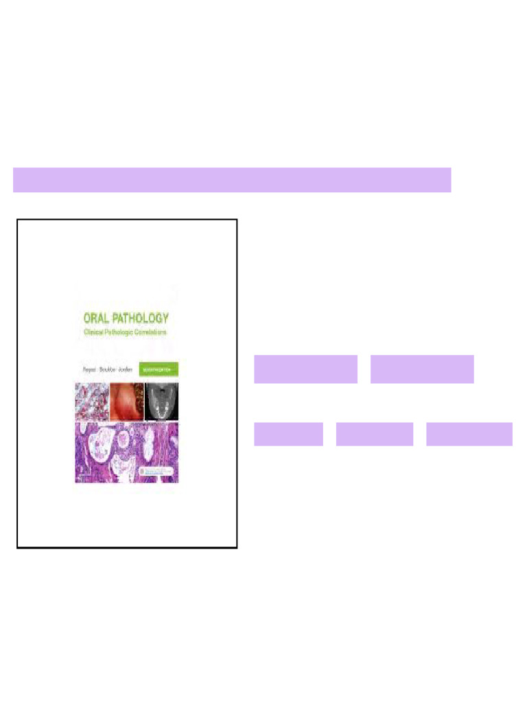Test Bank for Oral Pathology 7th Edition by Regezi No Waiting Time ...