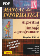 Mariana Milosescu - Manual Informatica Clasa IX | PDF