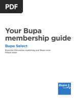 Bupa Select Key Policy Summary | PDF | Health Care | Patient