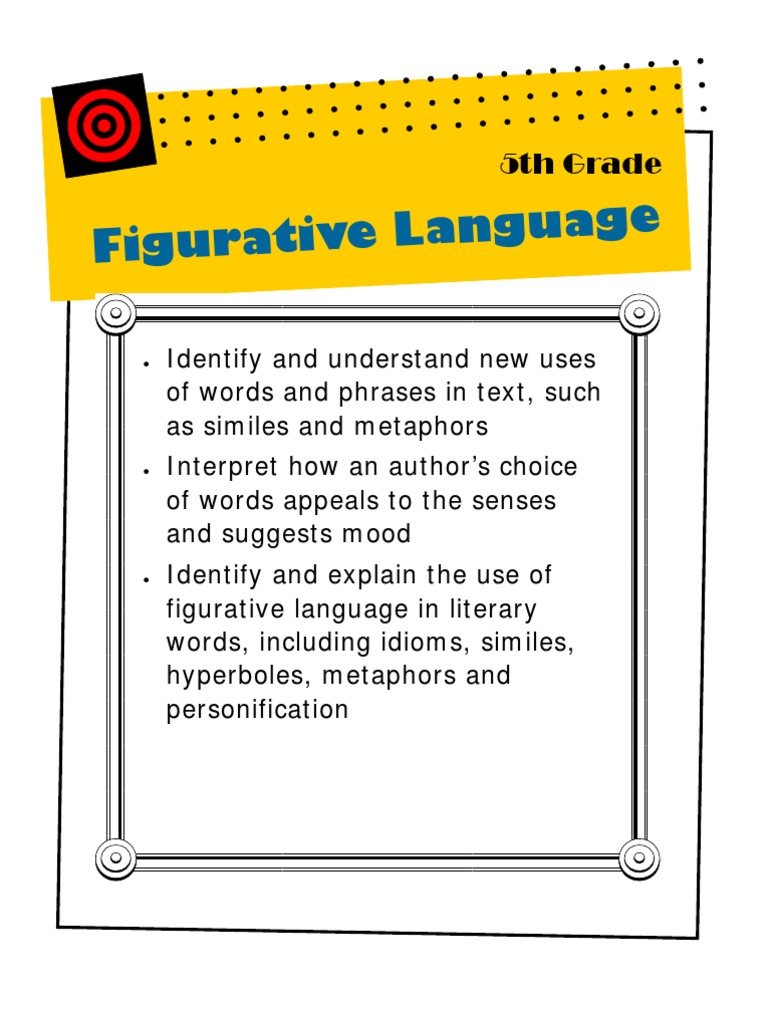 5th - Figurative Language | PDF | Metaphor | Idiom