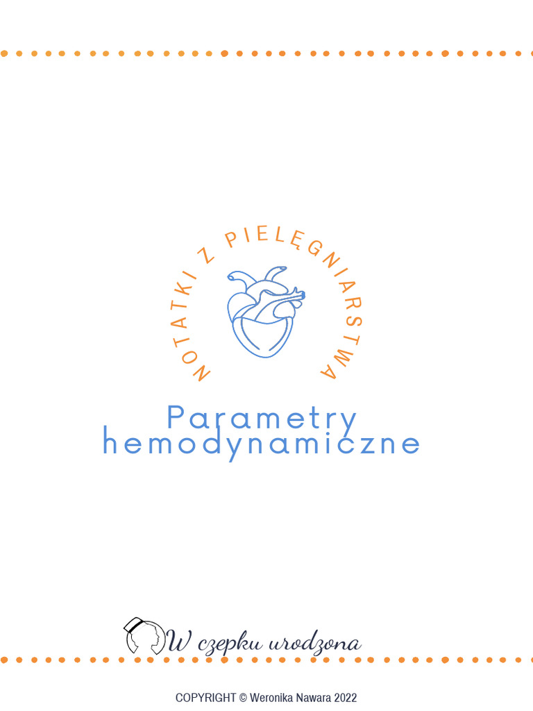 Parametry Hemodynamiczne W Czepku Urodzona PDF