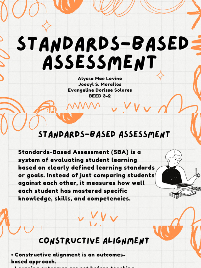 Standards Based Assessment Lovino Morallos Solares 1 | PDF ...
