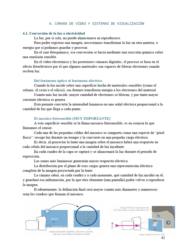 Evolución de la Tecnología Audiovisual - tema 4 | PDF | Televisión | Cámara