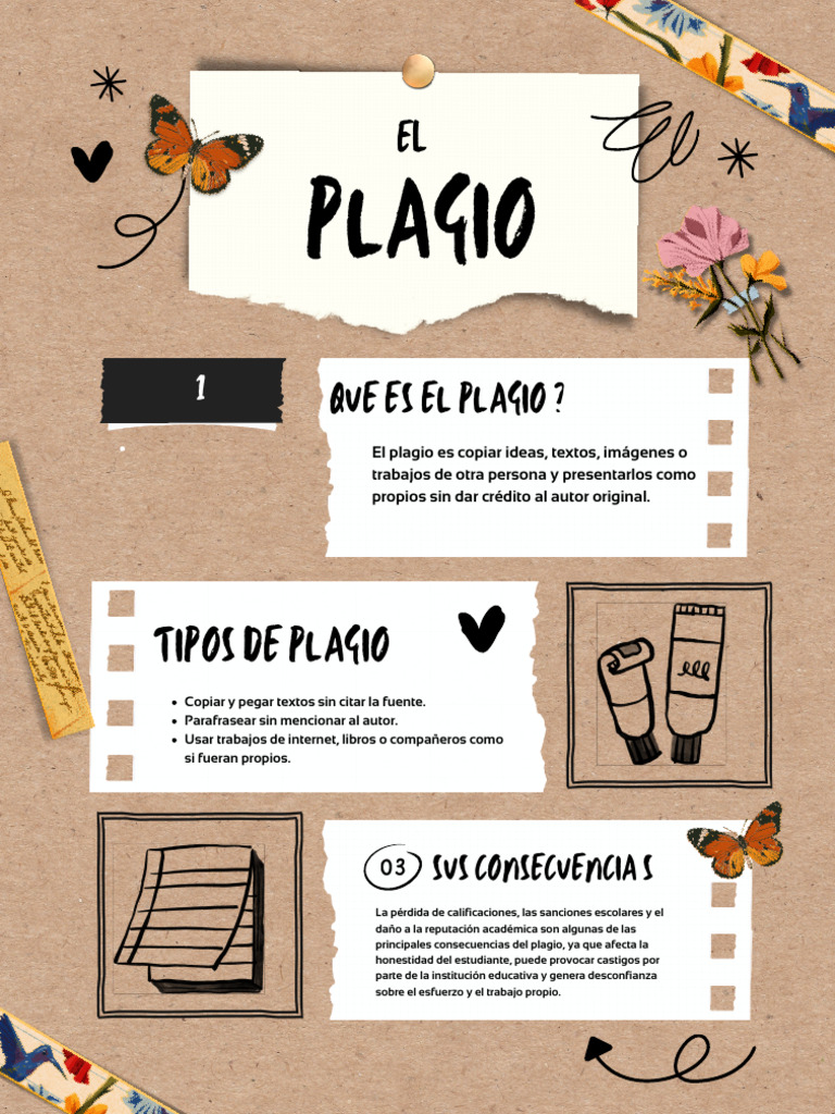 Cartel Póster Proceso Creativo Scrapbook Marrón y Blanco.pdf | PDF