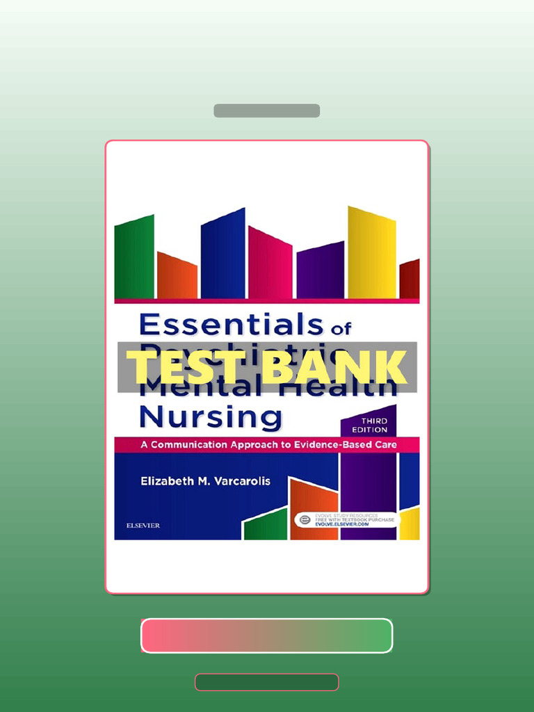 Essentials of Psychiatric Mental Health Nursing 3 Ed Varcarolis E-book ...