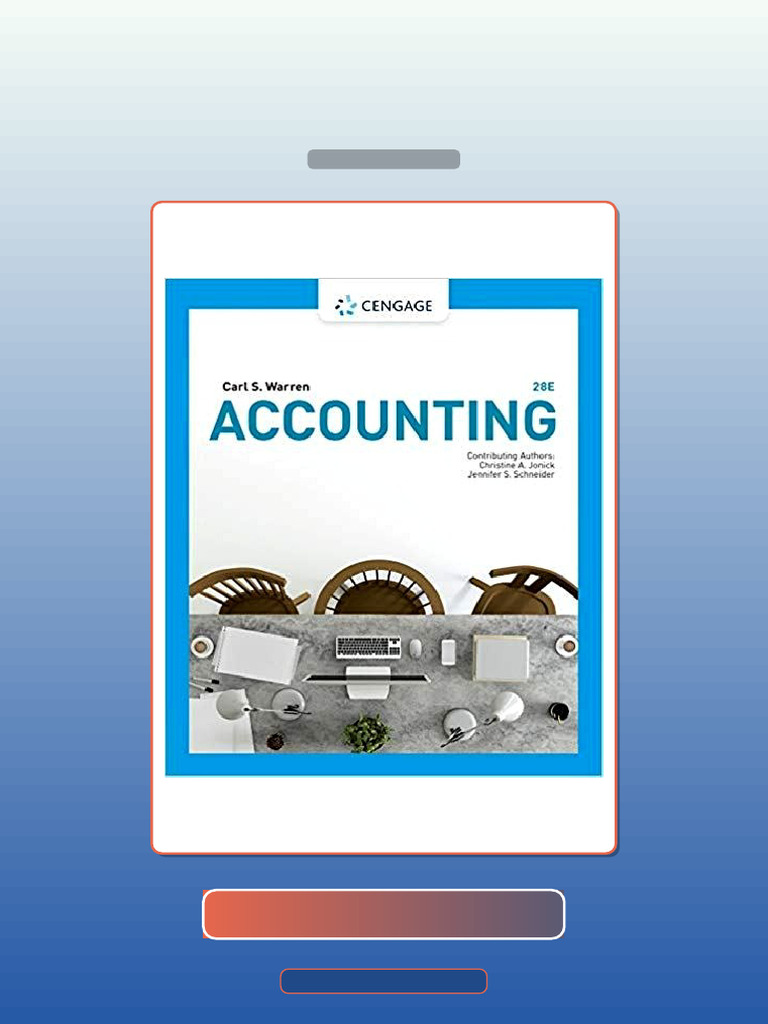 Accounting 28th Edition by Carl Warren E-book Testbank Solutions | PDF ...