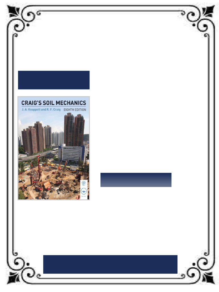 Craig s soil mechanics 8th ed Edition J. A. Knappett And R. F. Craig ...