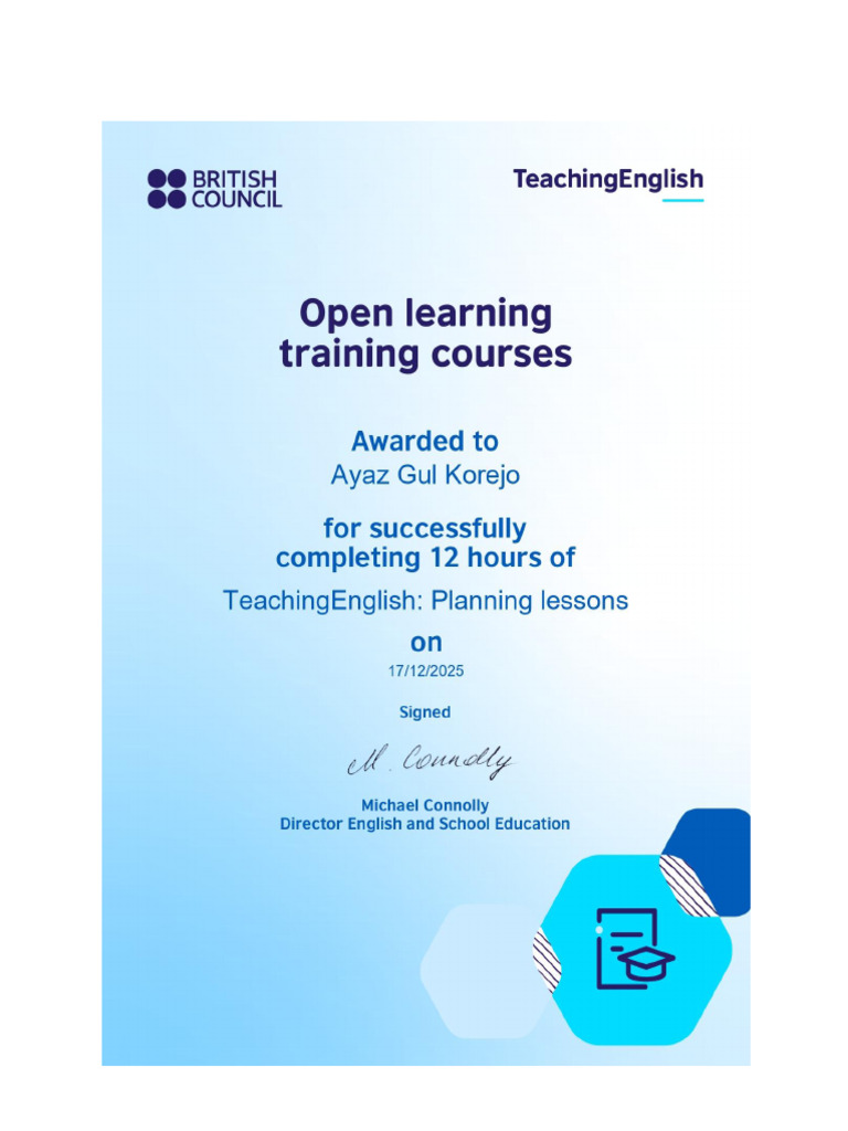 Lesson Planning Course by Ayaz Gul | PDF | Learning | Fluency