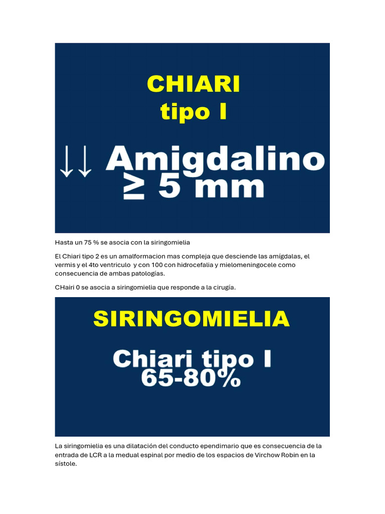 Clase Chiari Aanc | PDF