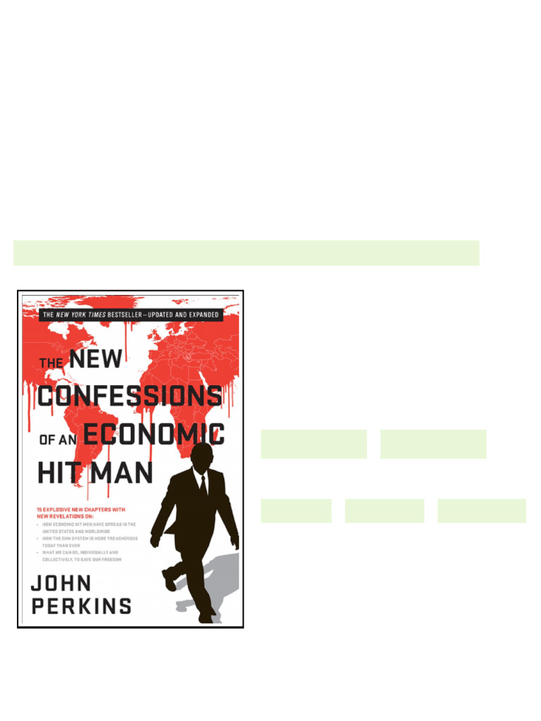 The New Confessions of an Economic Hit Man by John Perkins, Fishers of ...