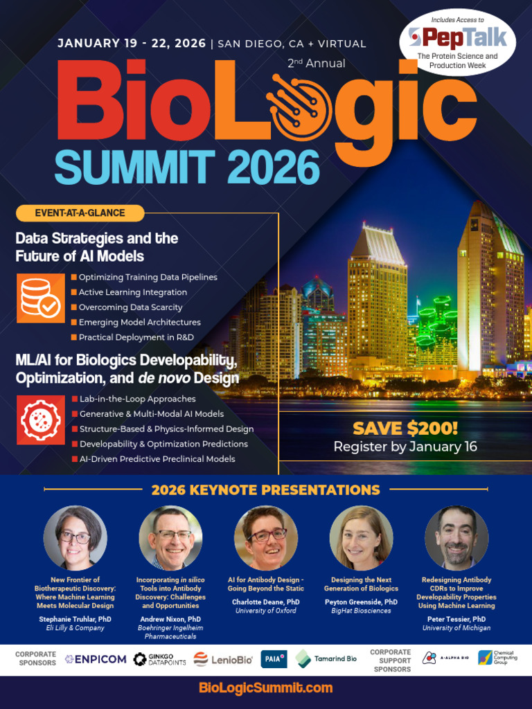 BioLogic Summit 2026: AI in Biologics | PDF | Machine Learning ...
