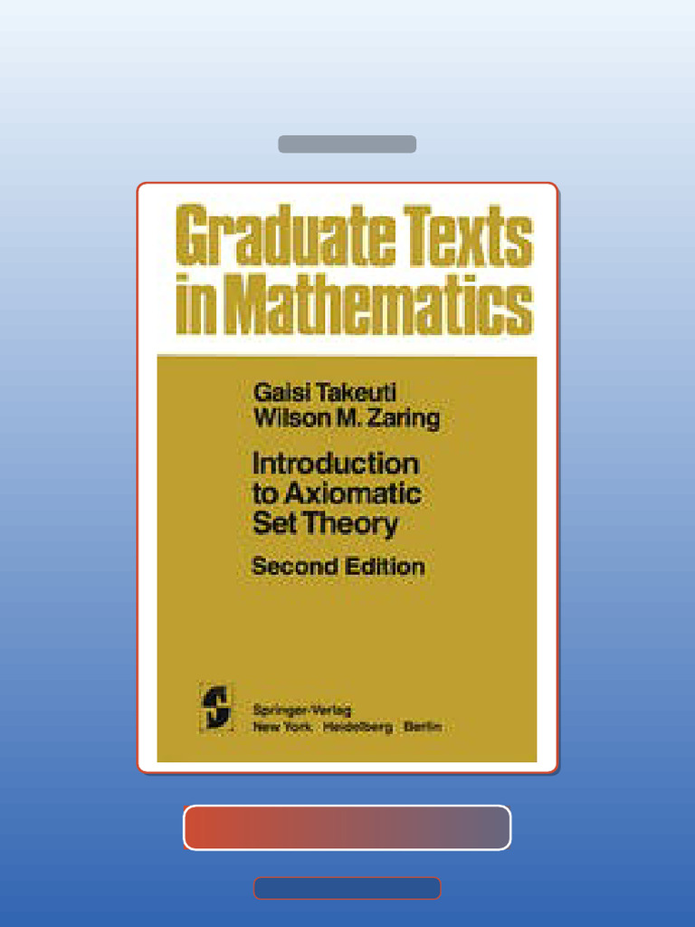Introduction to Axiomatic Set Theory E-book Testbank Solutions | PDF ...