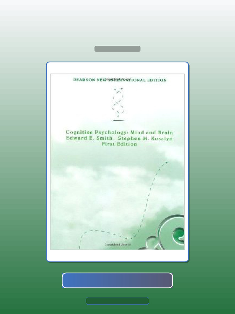 Cognitive Psychology Mind and Brain Paperback 23 Jul 2013 by Edward E ...