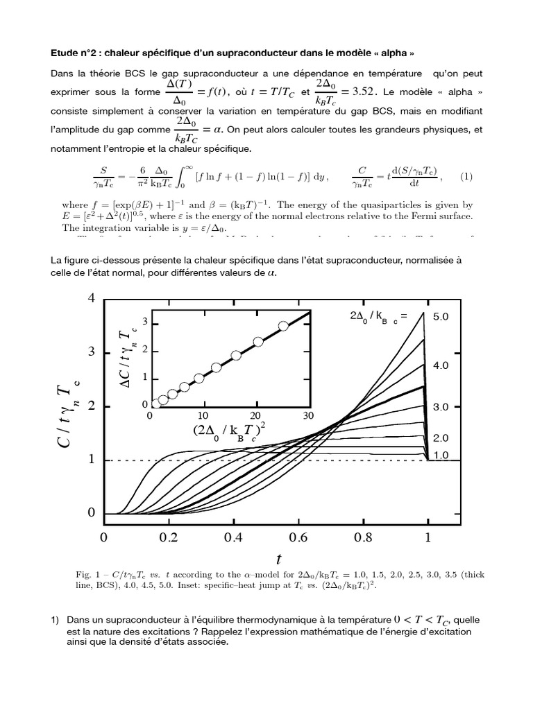 Etude_2_modèle_alpha | PDF | Temperature | Phases Of Matter