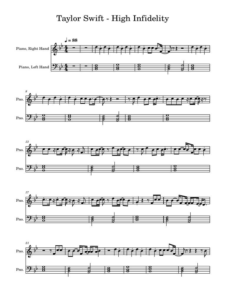 Taylor Swift - High Infidelity | PDF