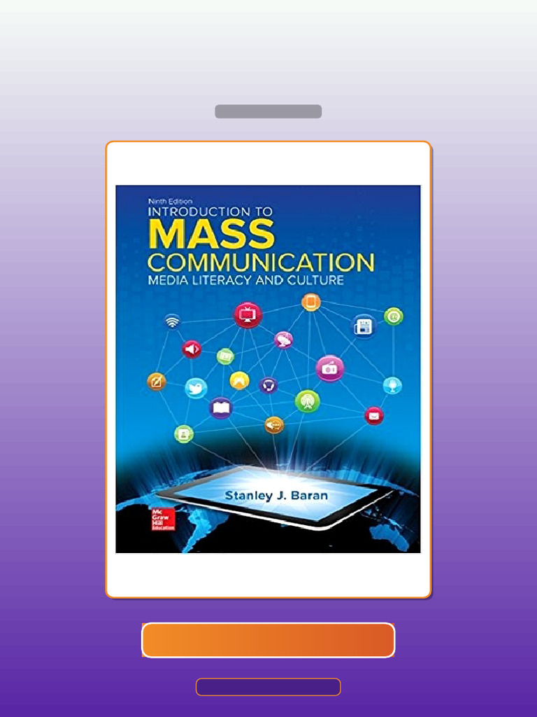 Introduction to Mass Communication Media Literacy and Culture 9th ...