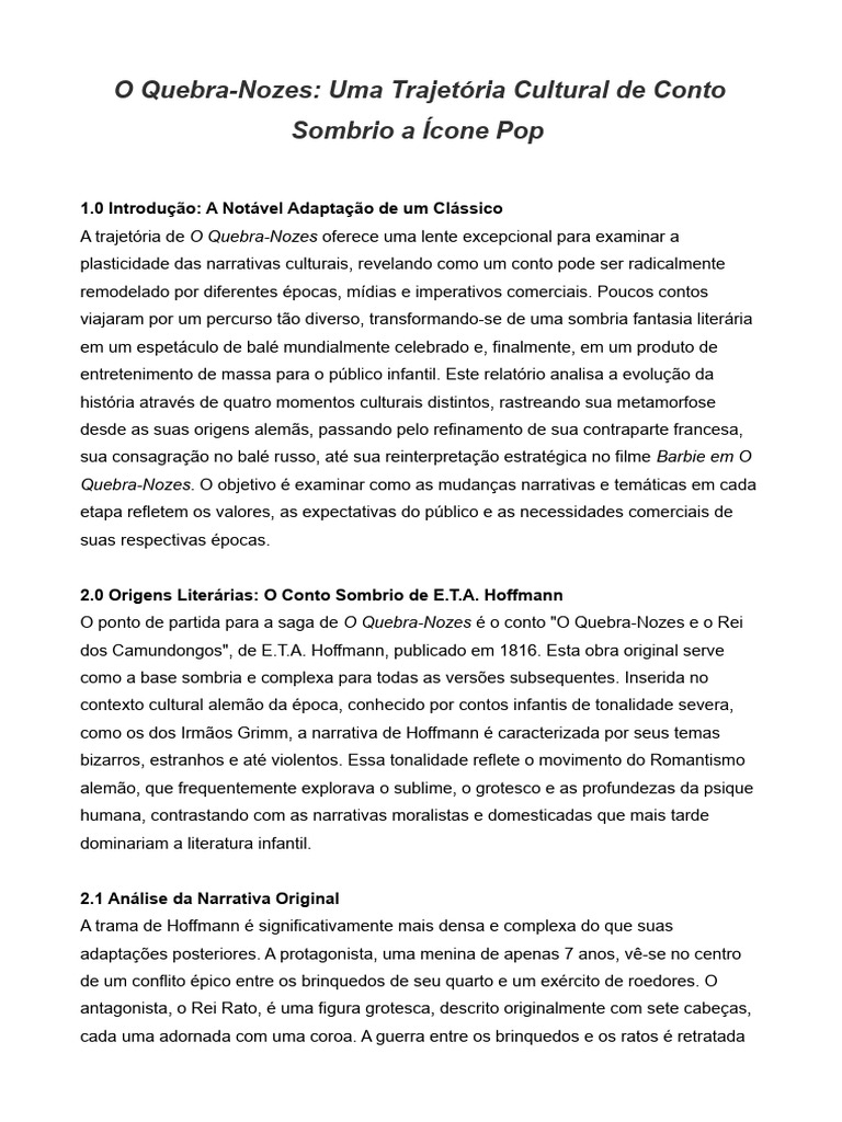 O Quebra-Nozes Uma Trajetória Cultural de Conto Sombrio a Ícone Pop ...