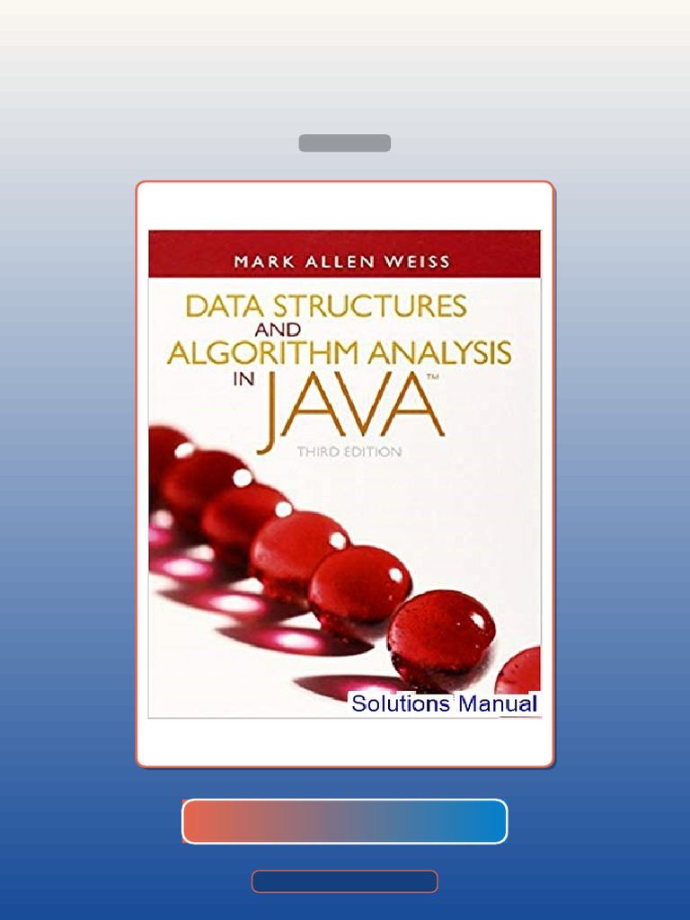 Data Structures and Algorithm Analysis in Java 3rd Edition Weiss E-book ...