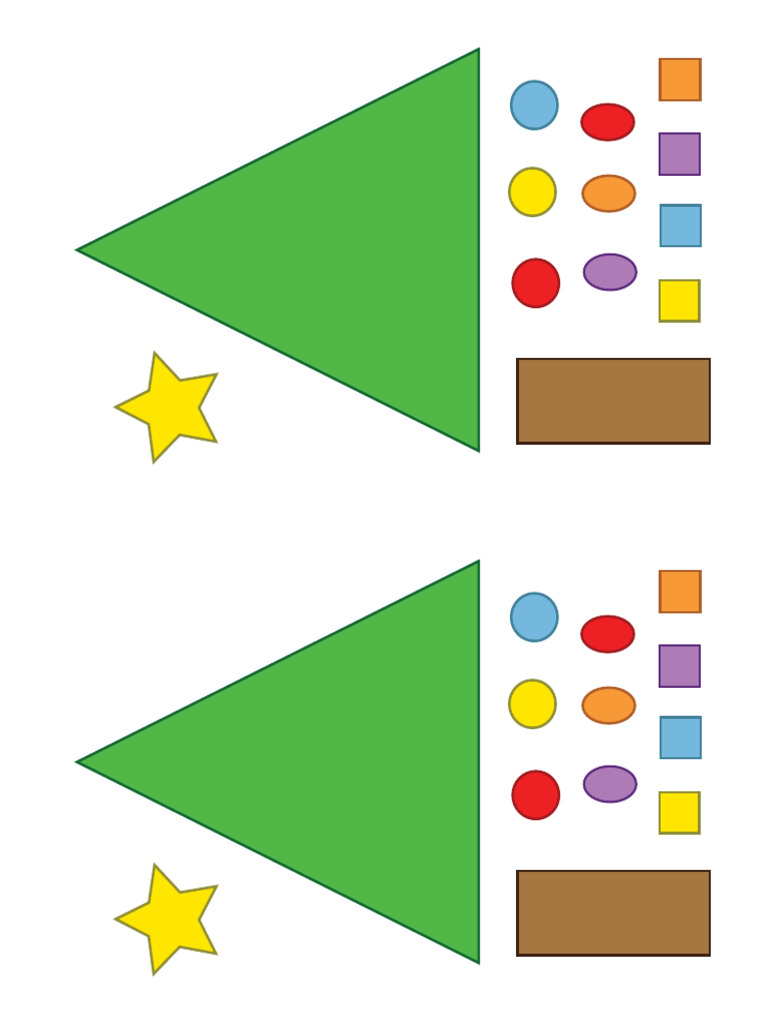 Christmastreeshapes Color Small | PDF