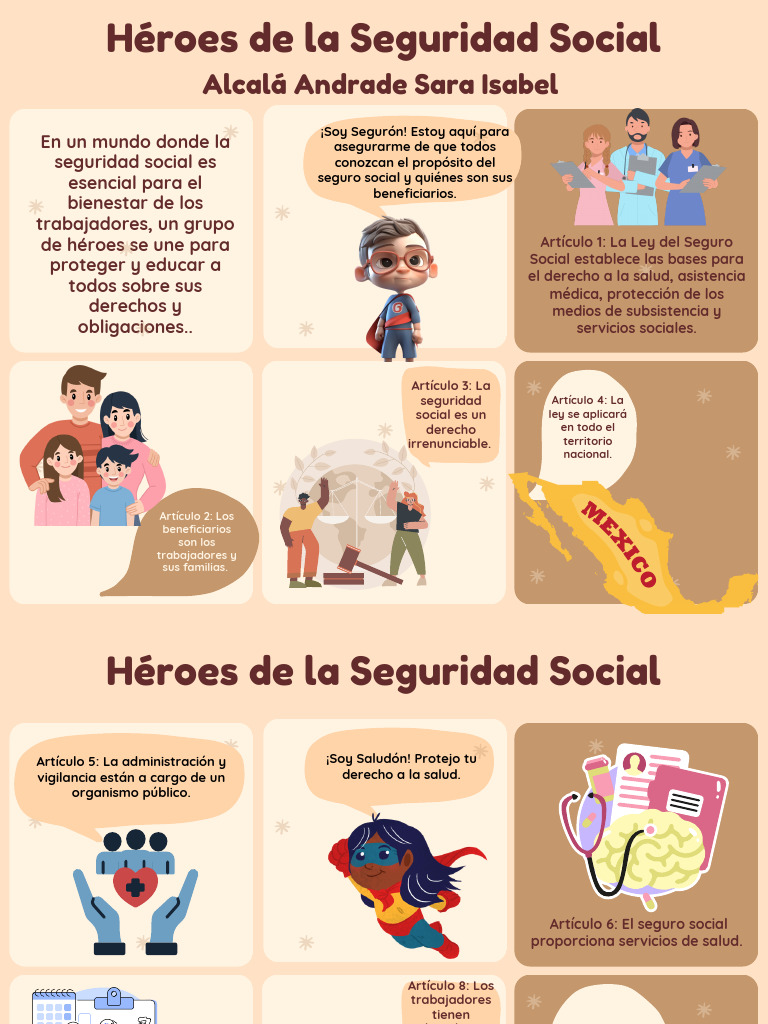 COMIC SOBRE LA IMPORTANCIA DE LA SEGURIDAD SOCIAL | PDF | Cuidado de la ...