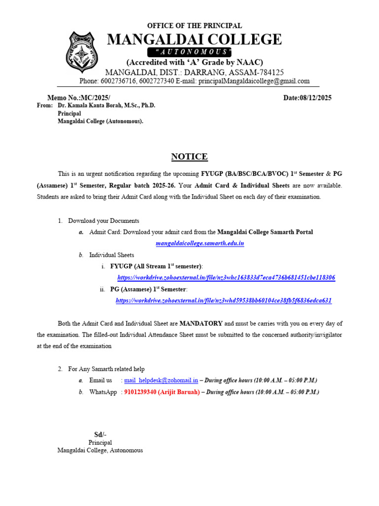 Notice 1st | PDF