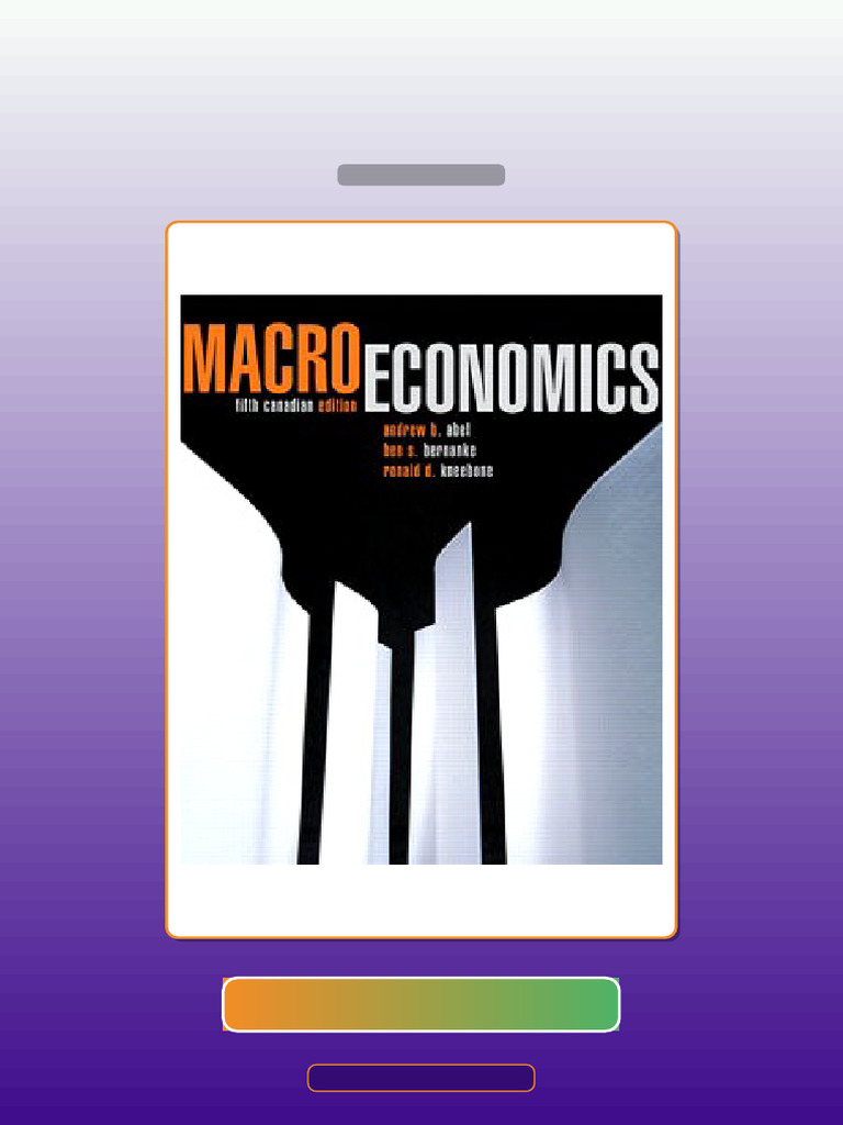 Macroeconomics 5E Canadian Abel E-book Testbank Solutions | PDF ...