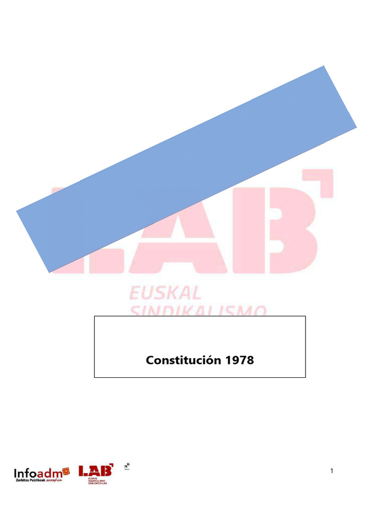 LAB TEST T1 CONSTITUCION | PDF | Constitución | Gobernancia