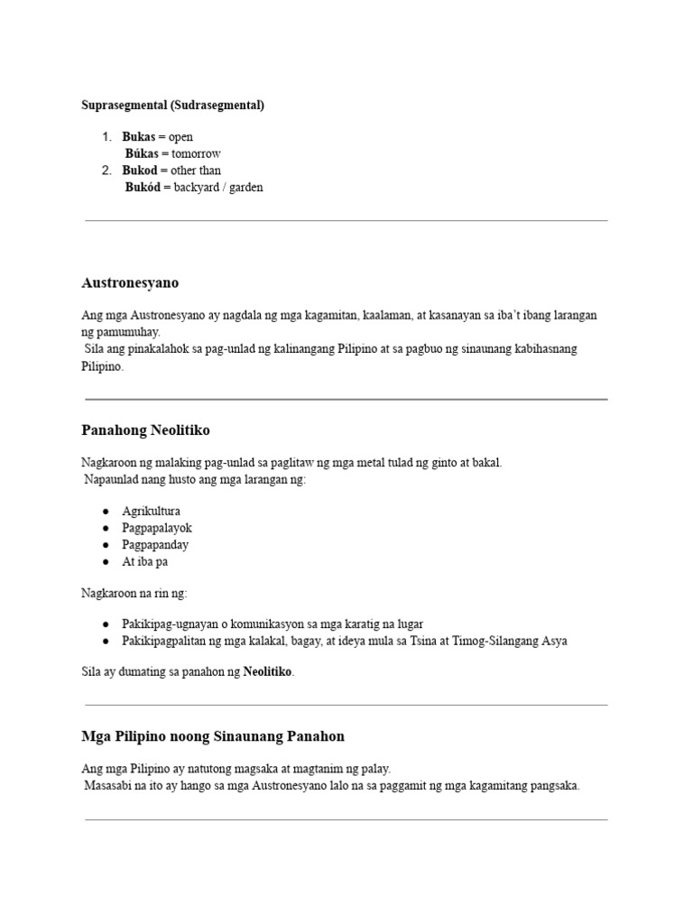 Filipino | PDF