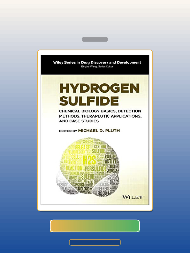 Hydrogen Sulfide Chemical Biology Basics Detection Methods Therapeutic ...