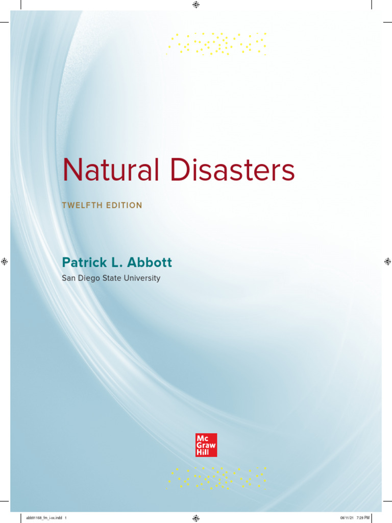 Natural Disasters 12th Edition | PDF | Earthquakes | Volcano