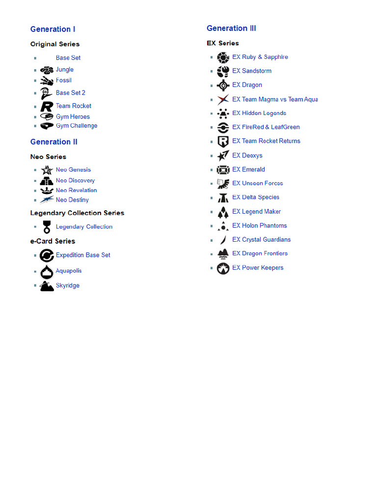 Pokemon Expansions | PDF