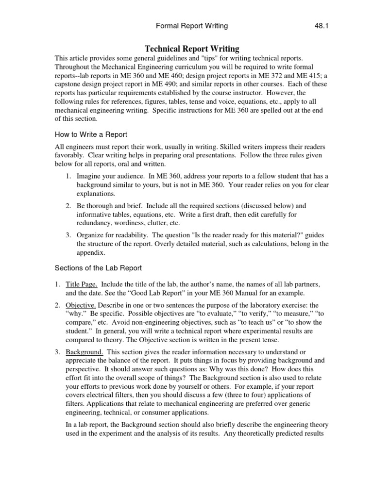 Technical Report Writing | PDF | Cartesian Coordinate System | Experiment