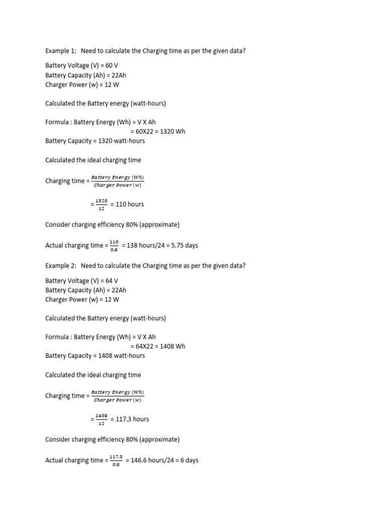 22 01 2026 Battery Calculation Time | PDF