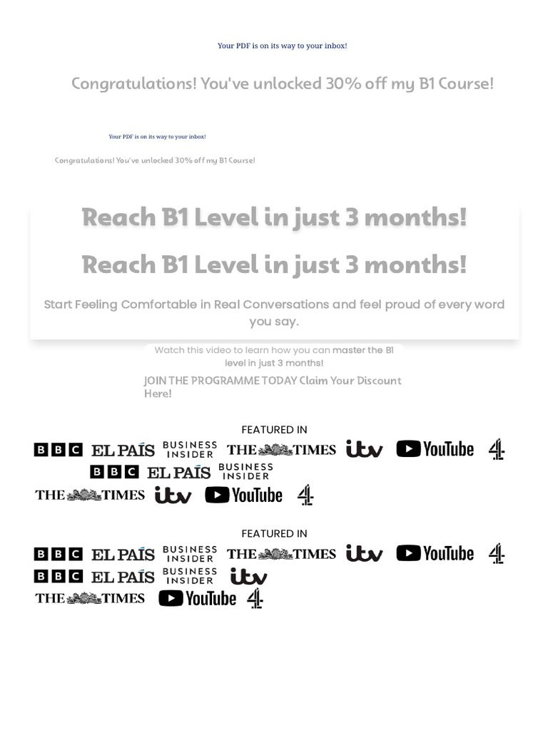 Beautiful British English B1 Course | PDF | English Language | Vocabulary