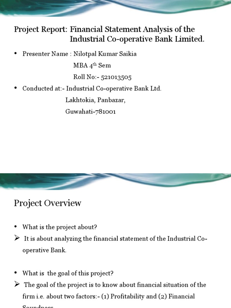 Financial Analysis of Industrial Co-op Bank | PDF | Equity (Finance ...