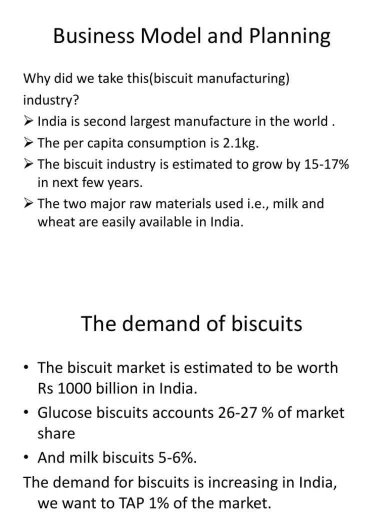 Biscuit Manufacturing Business Plan | PDF
