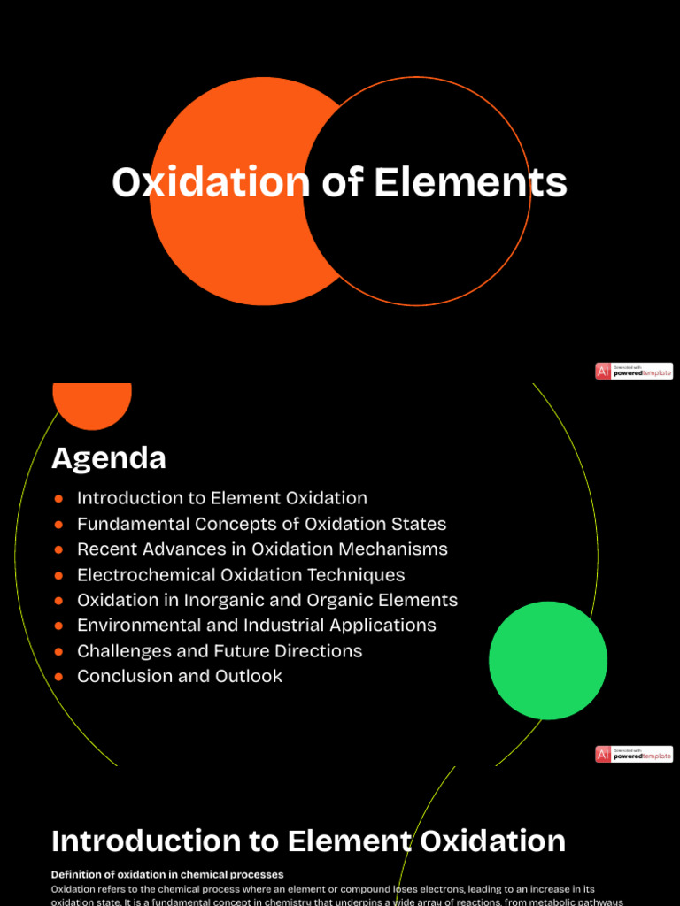 Oxidation of Elements | PDF | Redox | Chemical Reactions