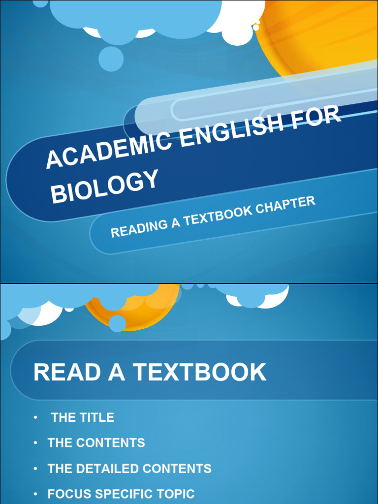 Lecture 4-Reading A Textbook Chapter | PDF