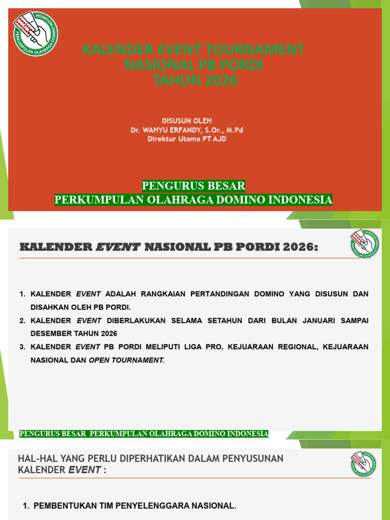 Kalender Event 2026 Pordi | PDF