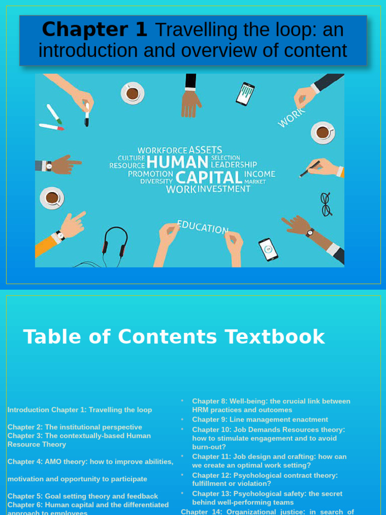 Chapter 1 Introduction Travelling The Loop | PDF | Human Resource ...