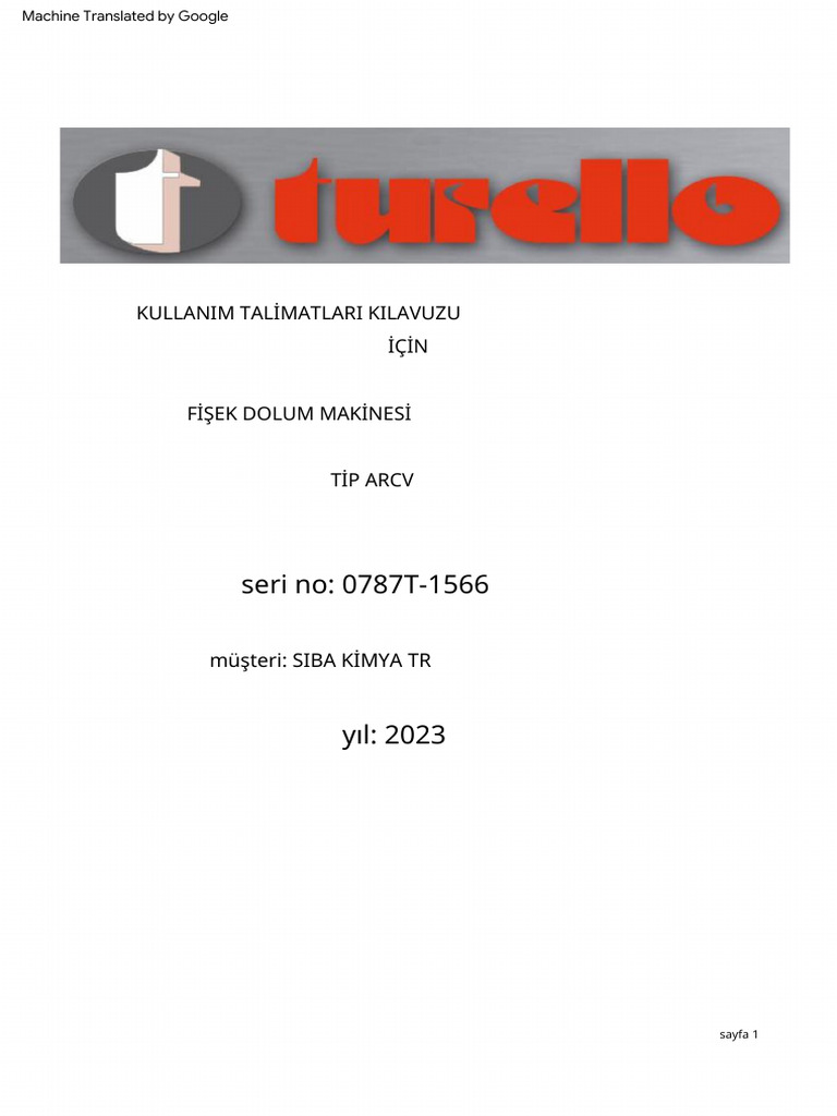 T0787 KV Operation Manual-1-20 | PDF