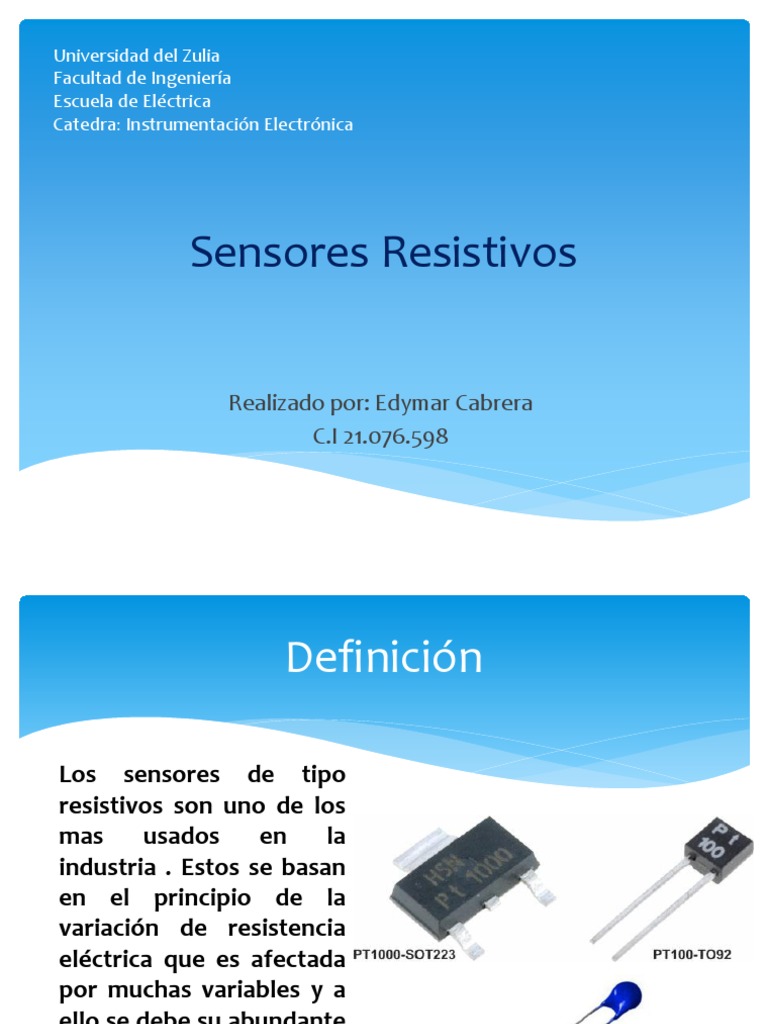 Sensores Resistivos | PDF | Ciencia y matemáticas | Informática
